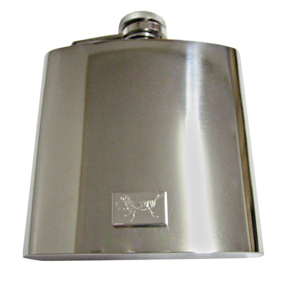 Kiola Designs | Other | Etched Grasshopper Locust Insect 6oz Flask ...